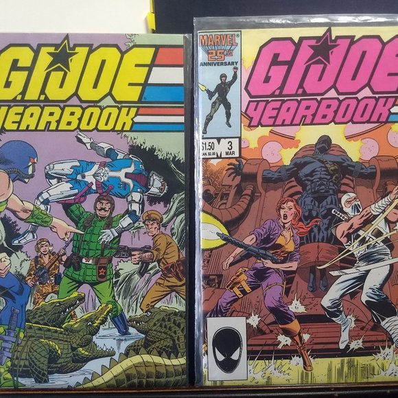 Marvel | Accents | Vintage 987 Marvel Gi Joe Yearbook Comics X2 | Poshmark